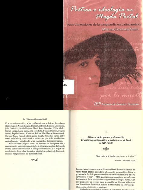 Poética E Ideología En Magda Portal Myriam Gonzales Smith Pdf