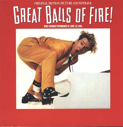 Great Balls Of Fire Original Motion Picture Soundtrack LP 12 Vinyl