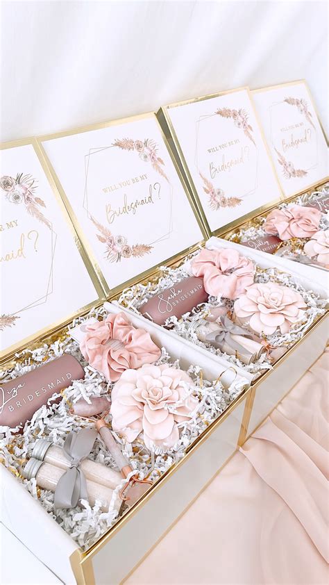 Bridesmaid Proposal Box Personalized T Box Bridesmaid Etsy