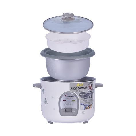 Imarflex 4 In 1 Rice Cooker 1 8l 10 Cups Irc 18q Imarflex