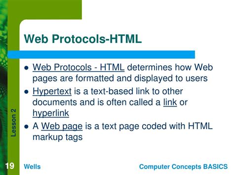 Ppt Lesson 2 The Internet And The World Wide Web Powerpoint