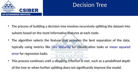 Decision Tree Machine Learning Model For Classification Pptx