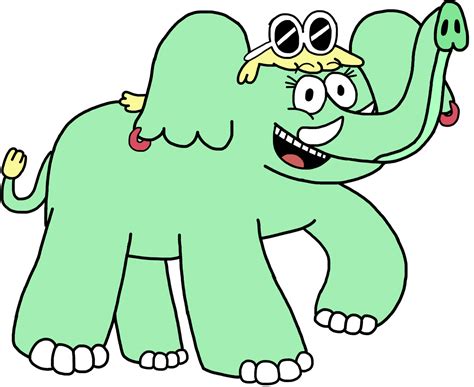 Leni Loud As A Seafoam Green Elephant By Finnthejedi1025 On Deviantart