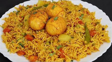 Vegetable Anda Pulao