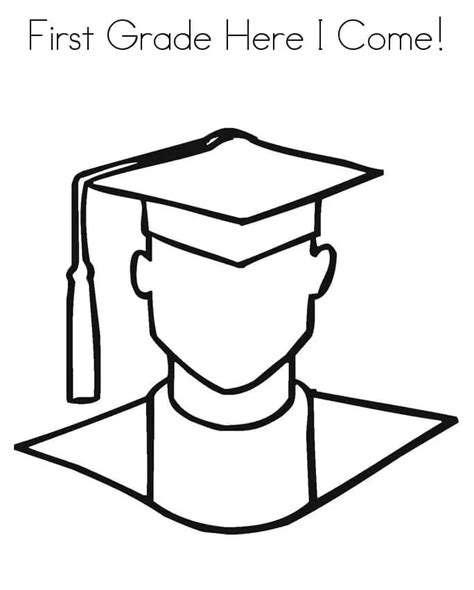 First Grade Coloring Pages Coloringlib