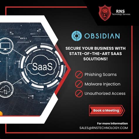 Rns Technology Services On Linkedin Rnsbytes Obsidiansecurity Saas