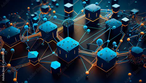 A Graphical Representation Of A Connected Iot Network With Various Nodes Devices And