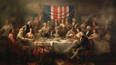 Premium Ai Image A Tribute To Americas Founding Fathers And Mothers