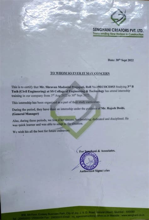 Siteengineer Constructionmanagement Senghanicreatorpvtltd Er