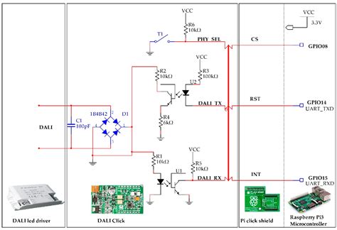 Dali Lighting Control System Schematic