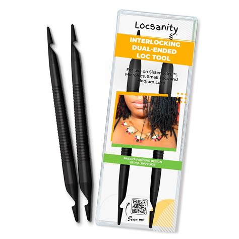 Locsanity Interlocking Dual Ended Dreadlock Tool For Sisterlocks Microlocks Small And Medium