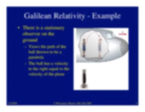 Galilean And Special Relativity Frames Velocities And Michelson Morley Prof David B Str