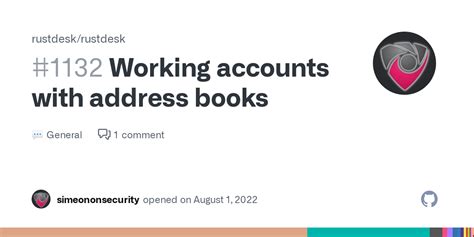 Working Accounts With Address Books · Discussion 1132 · Rustdeskrustdesk · Github