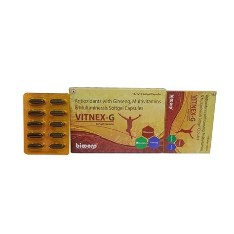 Antioxidant Ginseng Multimineral Multivitamin Capsule At ₹ 150box