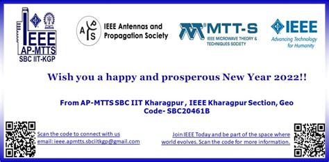 Ieee Ap Mtts Sbc Iit Kgp On Linkedin Newyear2022