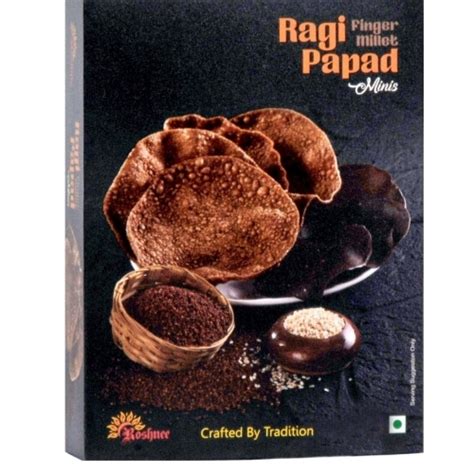 Ragi Papad At Best Price In Pune Maharashtra Roshnee Papad Products Llp