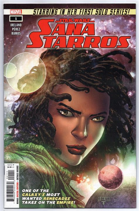Star Wars Sana Starros 1 Ken Lashley Main Cvr Marvel 2023 NM