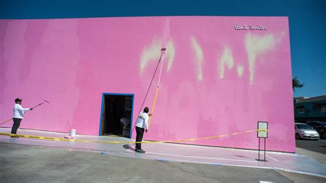 Paul Smith Wall Paul Smith Pink Wall In Los Angeles