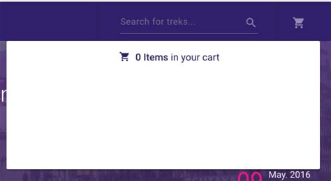 javascript refresh material design lite opened menu stack overflow