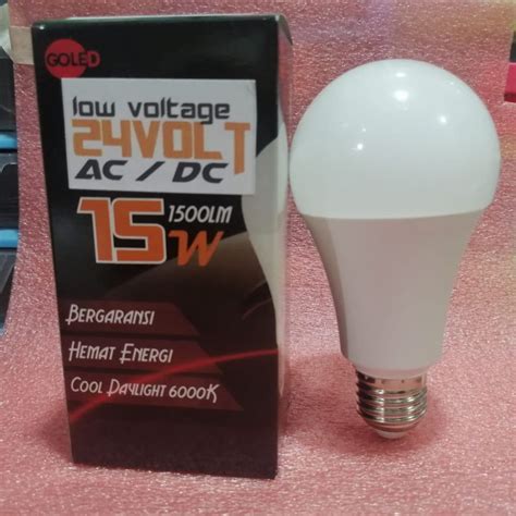 Jual Goled Bohlam Lampu Led 15watt 24v Dc Murah Shopee Indonesia