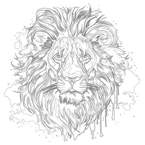Adult Coloring Lion Page Coloring Pages Mimi Panda