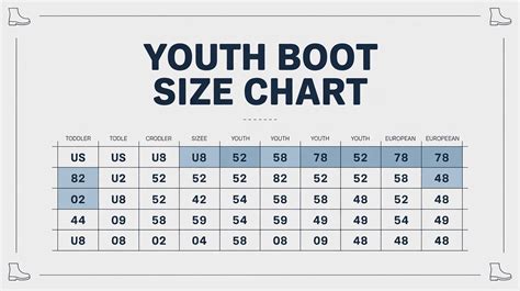 Youth Boot Size Chart And Guide For Accurate Fit And Sizing