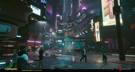 Krzysiek Burzyński Cyberpunk 2077 Area Of Japantown Subdistrict Of