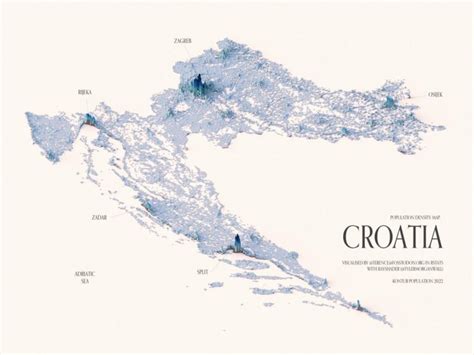 Population Density Maps By Terence Fosstodon Theinspiration Com
