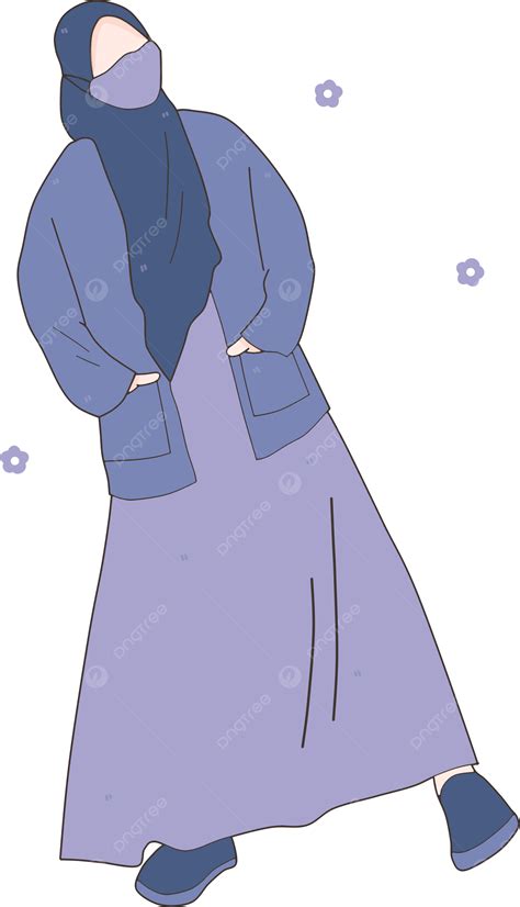 히잡 행복한 시간을 입고 귀여운 무슬림의 그림 귀여운 이슬람교도 이슬람 여성 히잡을 쓰고 Png 일러스트 및 Psd 이미지 무료 다운로드 Pngtree