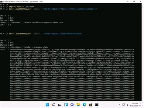 Send Mdm Commands Without An Mdm Service Using Powershell Out Of