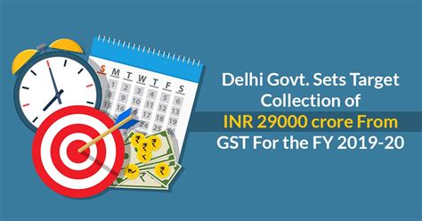 Delhi Govt Sets Target Gst Collection Of Inr 29000 Crore Fy 2019 20