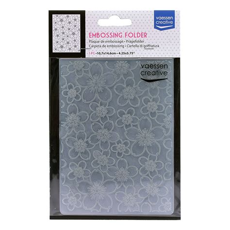 Vaessen Creative Embossing Folder Cherry Blossom Hobbyvejen