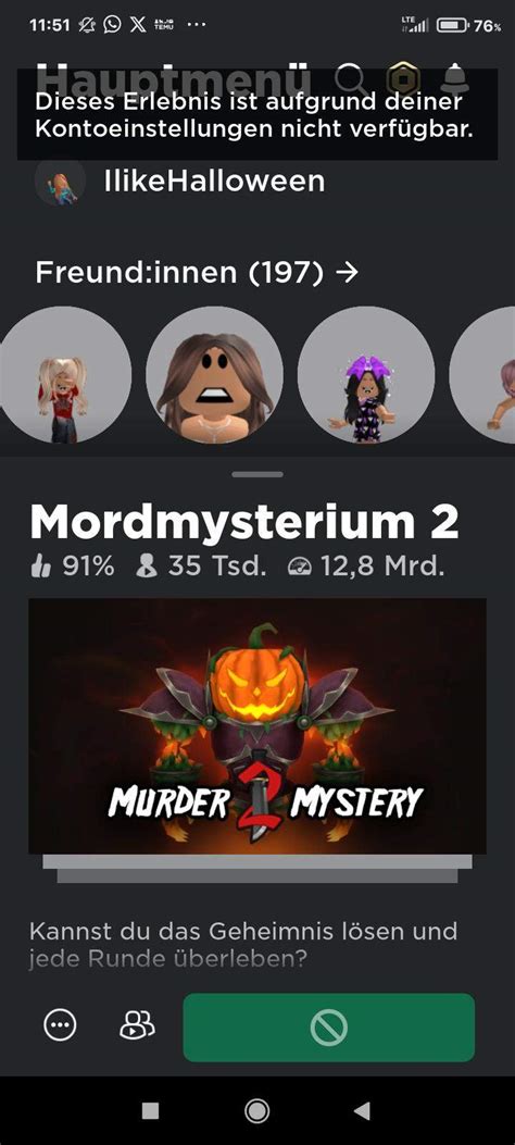 Hallo Ich Habe Ein Problem In Roblox Ich Kann Manche Spiele Nicht