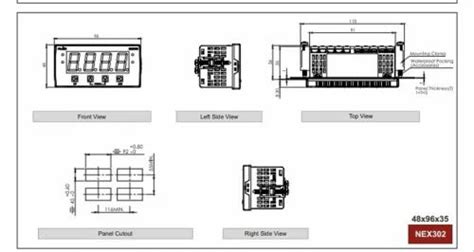 Digital Wall Mounted Nex302 Radix Process Indictor 4 Digit At Rs 2250