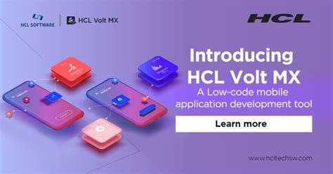Hclsoftware On Linkedin Hcl Volt Mx A Low Code Software Supports
