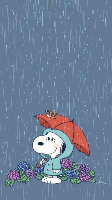 Snoopy Loves Rain Snoopy Love Snoopy Wallpaper Snoopy Pictures