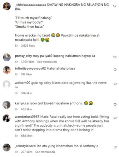 Maris Racal Elicits Negative Reactions Deactivates Comment Section
