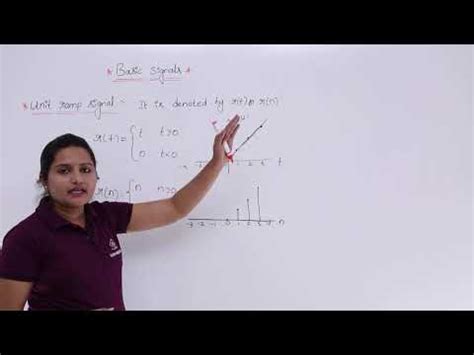 Unit Ramp Signal Video Lecture Signals And Systems Electrical Engineering EE