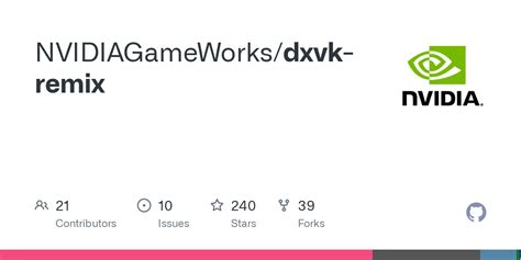 workflow runs · nvidiagameworks dxvk remix · github