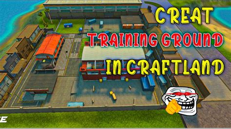 Create Training Ground In Craftland Youtube
