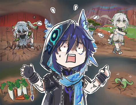 Nahida Ororon And Iktomisaurus Drawn By Xinzoruo Danbooru