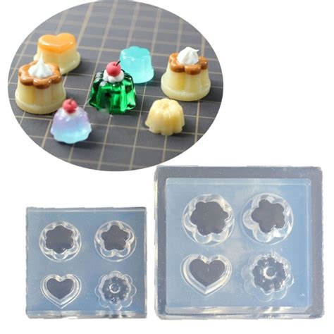 Sa 2PCS 4孔矽膠蛋糕模具迷你烘焙糕點巧克力模具冰淇淋餅乾紙杯蛋糕裝飾模具 蝦皮購物