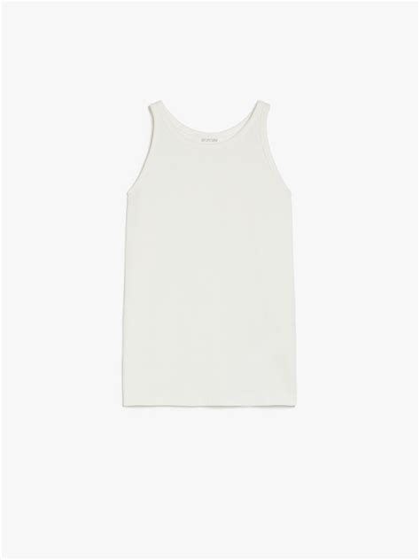 Camiseta Blanca Algodon Max Mara