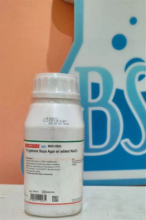 Tryptone Soya Agar W Added Nacl Packaging Size 100 G At ₹ 5500pack