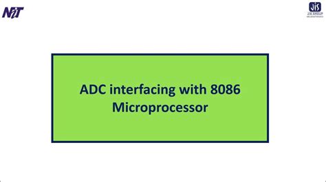 Microprocessor And Microcontroller Lecture 36c Youtube