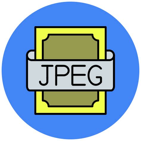 Jpeg Generic Color Lineal Color Icon