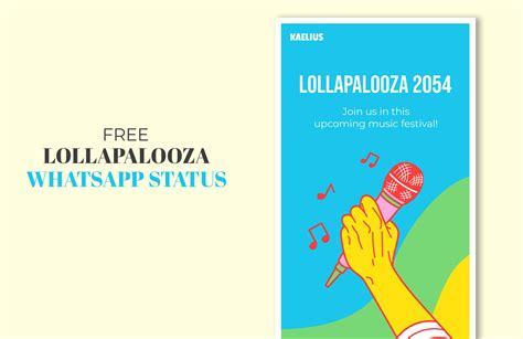 Lollapalooza Whatsapp Status In Eps Illustrator  Png Svg Psd