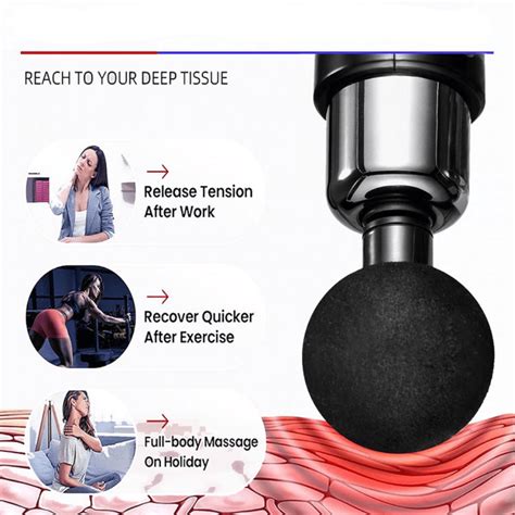 1pc Unisex Massage Gun Deep Tissue And Muscle Percussion Massager