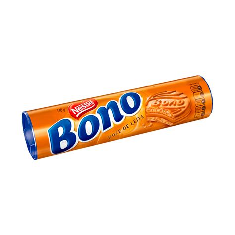 Mercearia Pc Biscoito Bono Doce De Leite 140g Pc Biscoito Bono Doce De