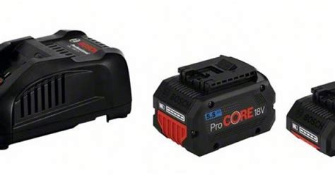 Bosch Стартов комплект x ProCORE V Ah x ProCORE V Ah GAL CV Mehanik bg